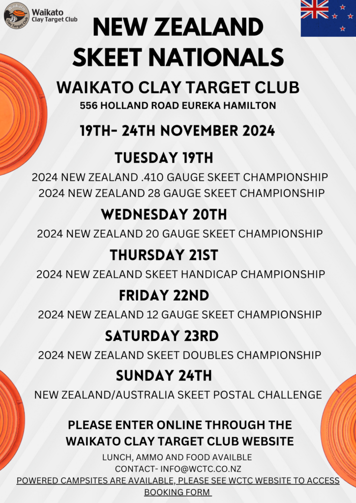 2024 Skeet Nationals • Waikato Clay Target Club